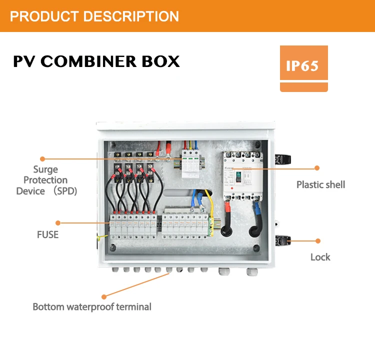 Solar System 1000v 1500v Pv Combiner Box Pv Solar Panel Combiner Box ...