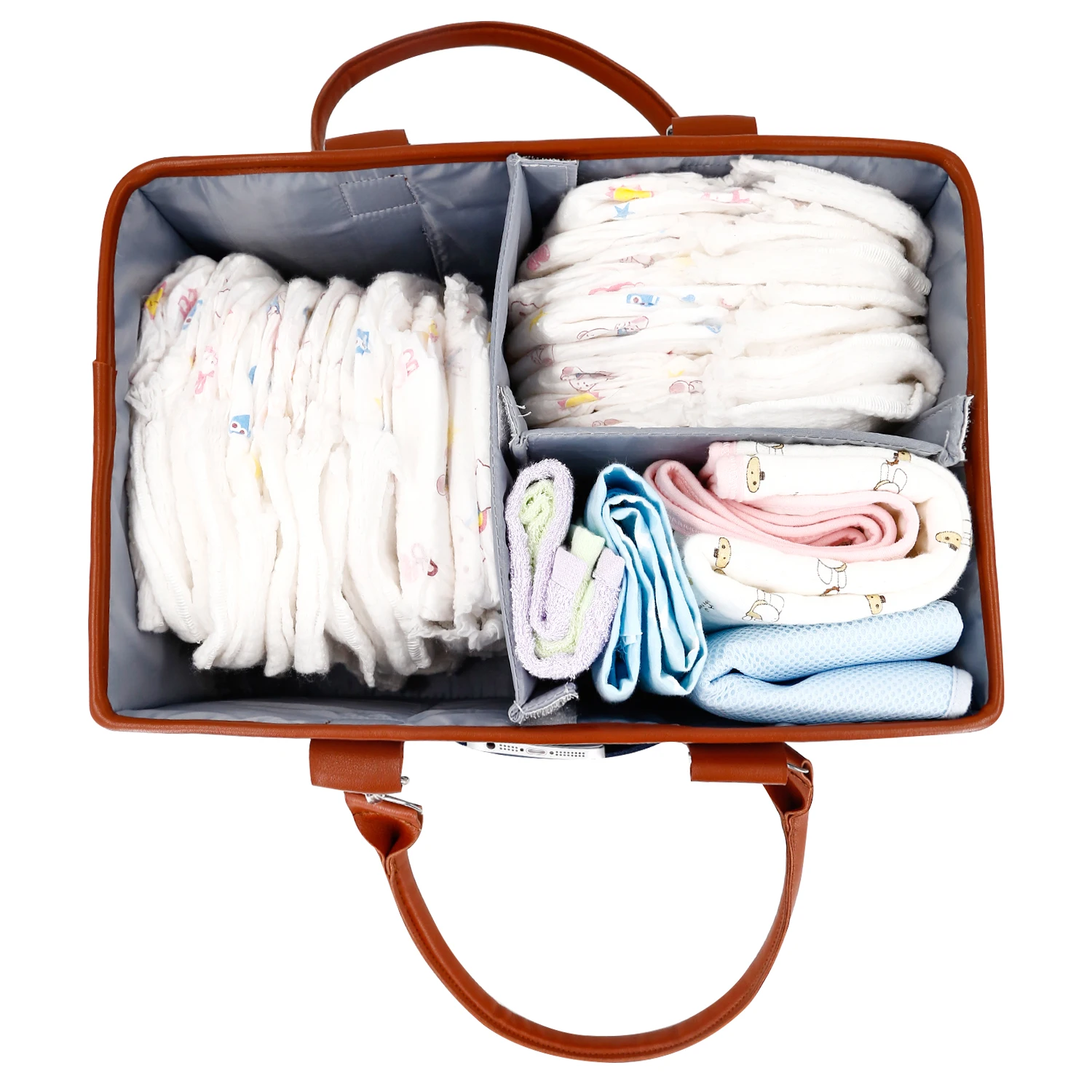 Diaper Caddy Organizer Multipurpose Diaper Caddy Storage Bag Felt ...
