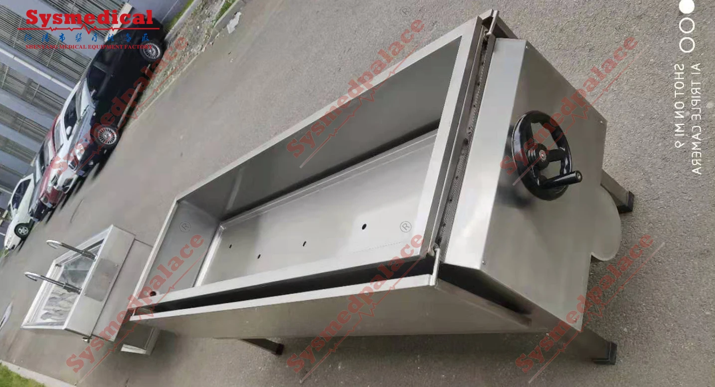 Stainless Steel 304 Mortuary Table for Embalming & Dissecting