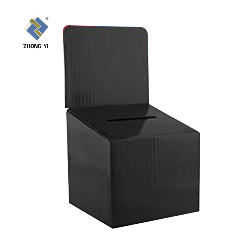 Customized Card Cardboard Donation Box,Voting Box, Collapsible ...