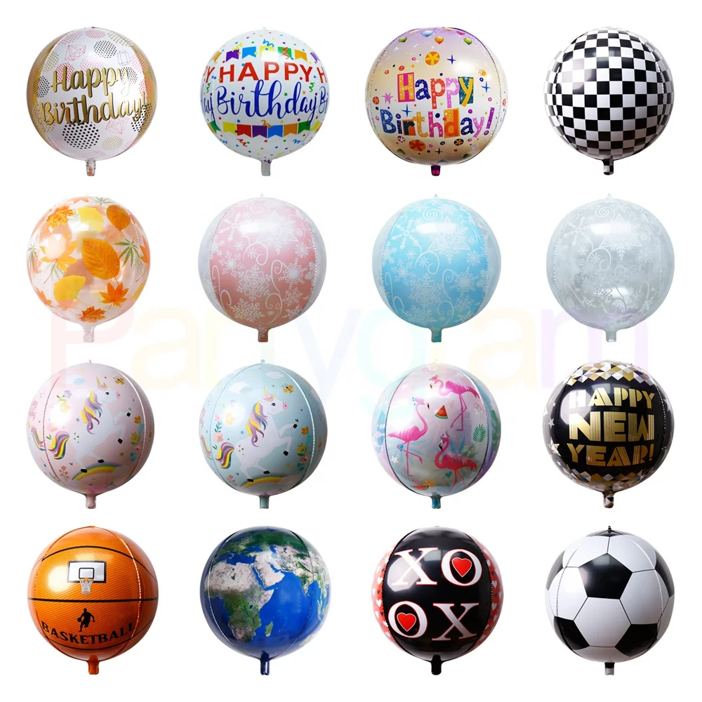 Partygram New Arrival 4d Earth Balloons With Helium/air Foil Balloon ...