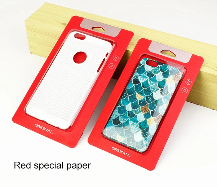 New Style Custom 400gsm Kraft Paper Cell Phone Case Package Packaging ...