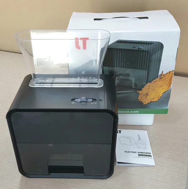 Home Use Tobacco Shredder with 3.5L Hopper - Electric Strip-Cut Cutter ...