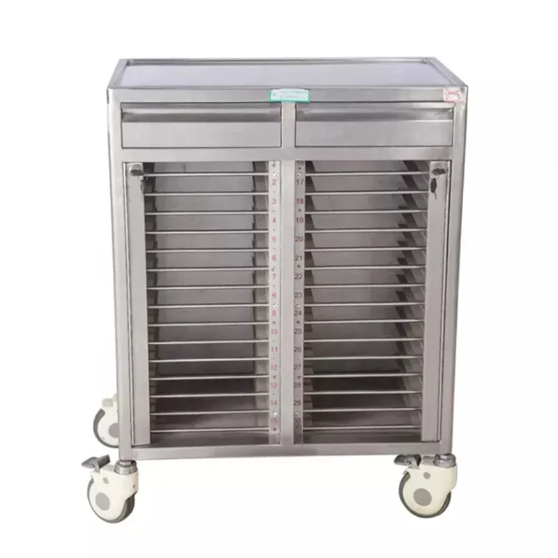 Hospital Furniture 304 Stainless Steel Medical Patient File Record ...