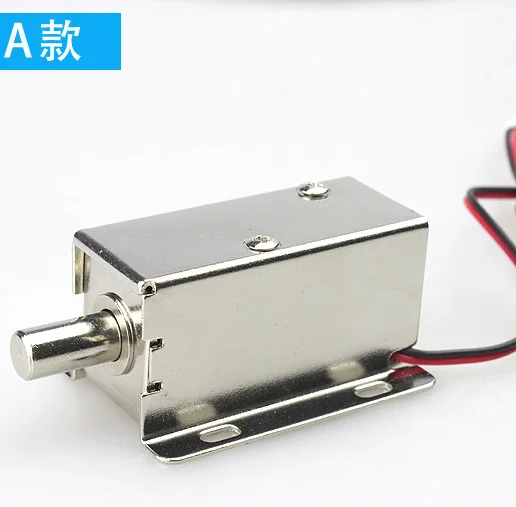 Continuous Switch-on DC12V 0.4A Mini Electric Solenoid Lock