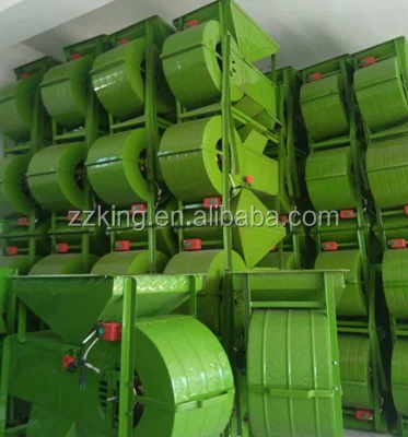 Wheat 1.2 Ton Per Hour High Productivity Type Small Rice Grain Cleaner ...