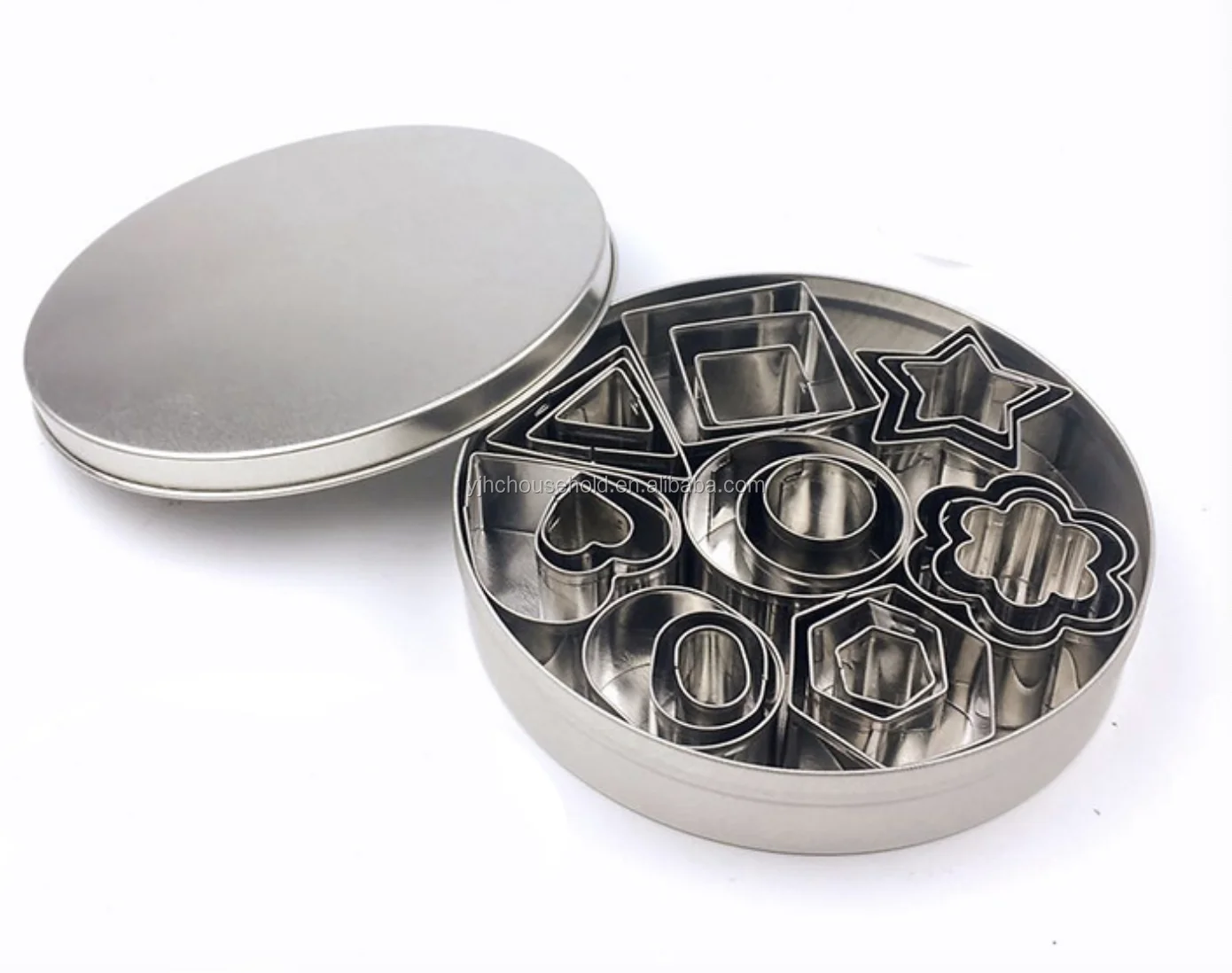 Mini Cookie Cutter Shapes Set - 24 Small Molds to Cut Out Pastry Dough ...