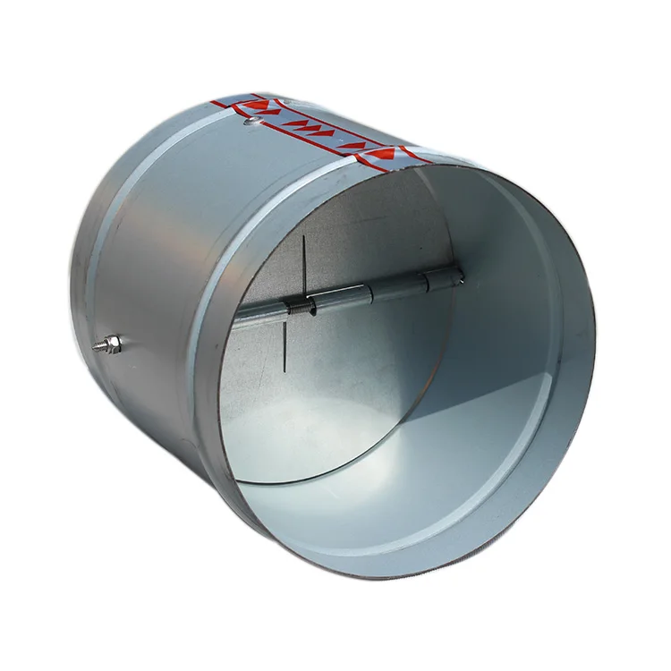 Stainless Steel 8 Inch Back Draft Damper - Durable & Easy