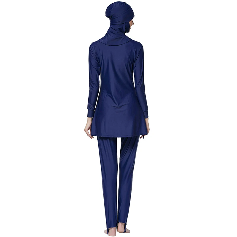 Modest Fashionable Beachwear Islamic Swimsuit Muslim Swimwear Full ...