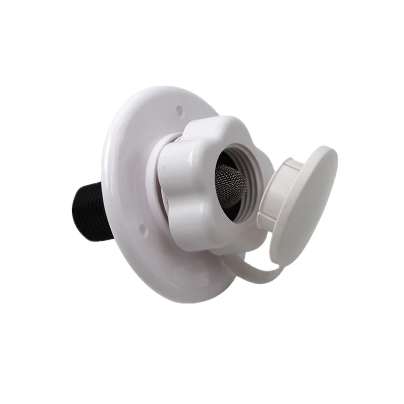 Plastic White Water Inlet Caravan Built-in Check Valve Water Inlet For ...