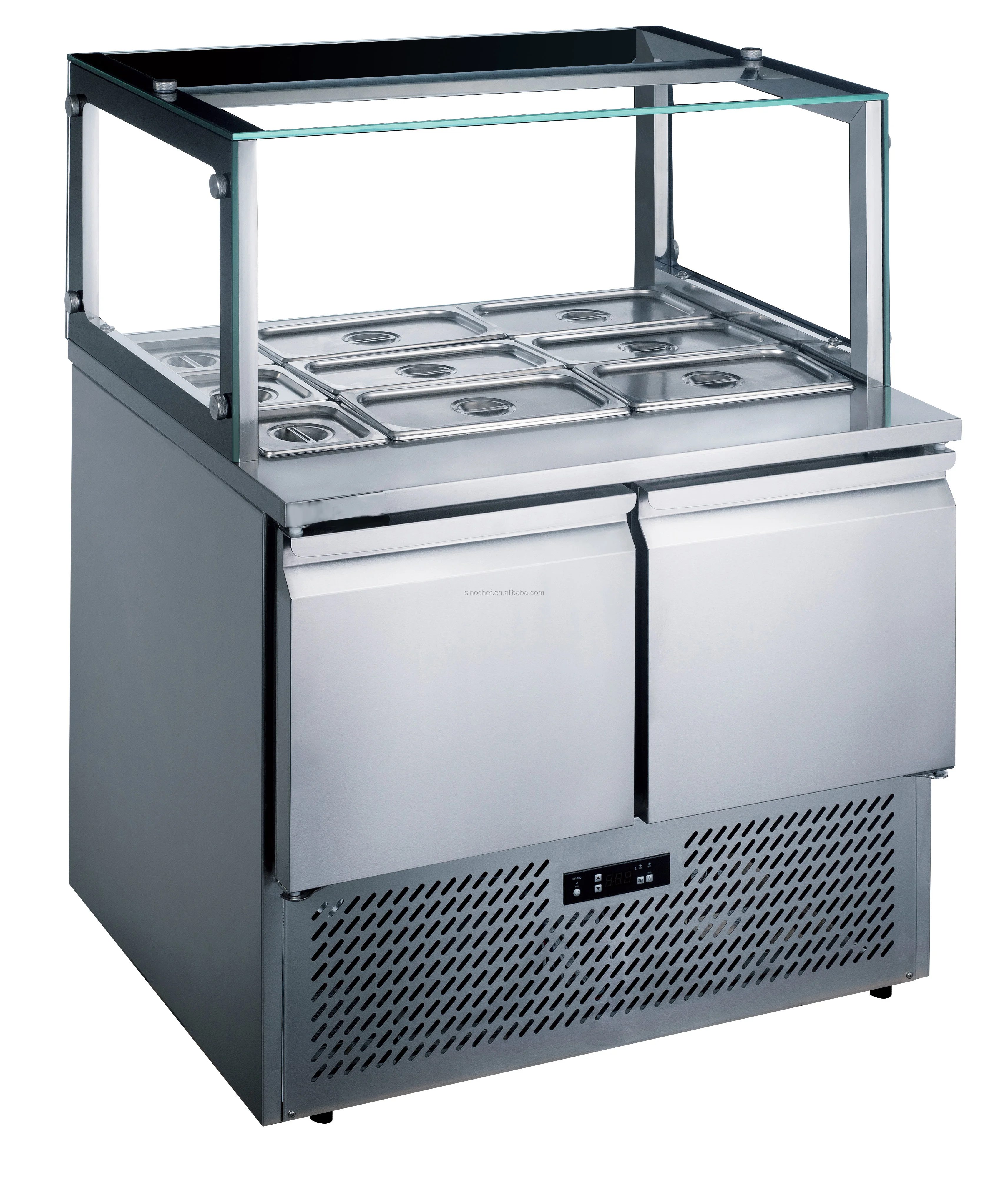 Commercial Pizza Counter Pizza Prep Chiller - Sinochef