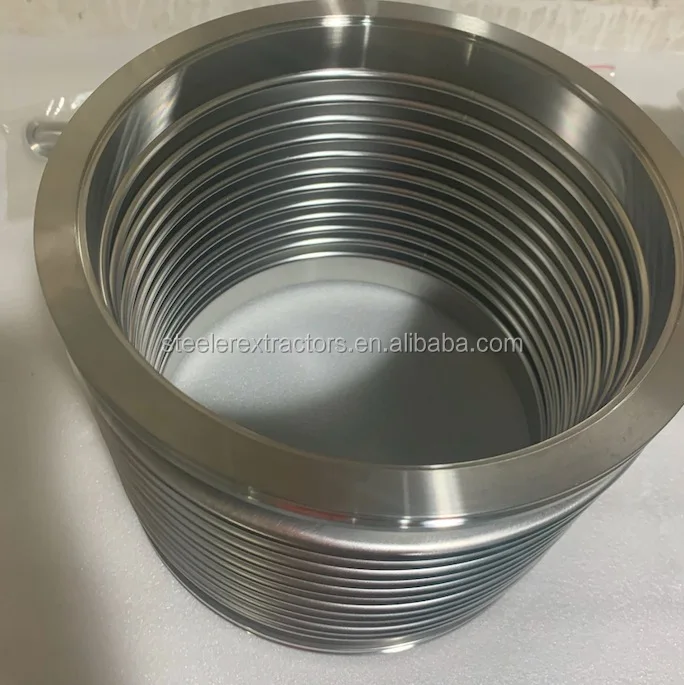 Stainless Steel Metal Flexible Expansion Compressible Vacuum Bellows ...