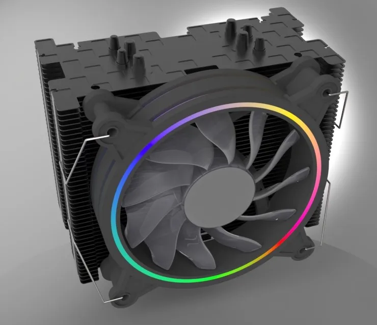 Blue Led Cooling Cooler Silen Quiet Case Fan 120mm Pc Computer Fan With ...