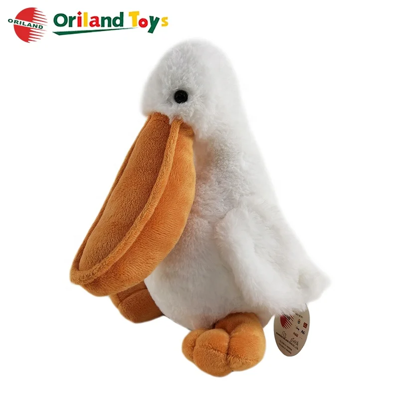 Custom Lifelike Simulation Animal Soft Stuffed Plush Toy Pelican Bird ...