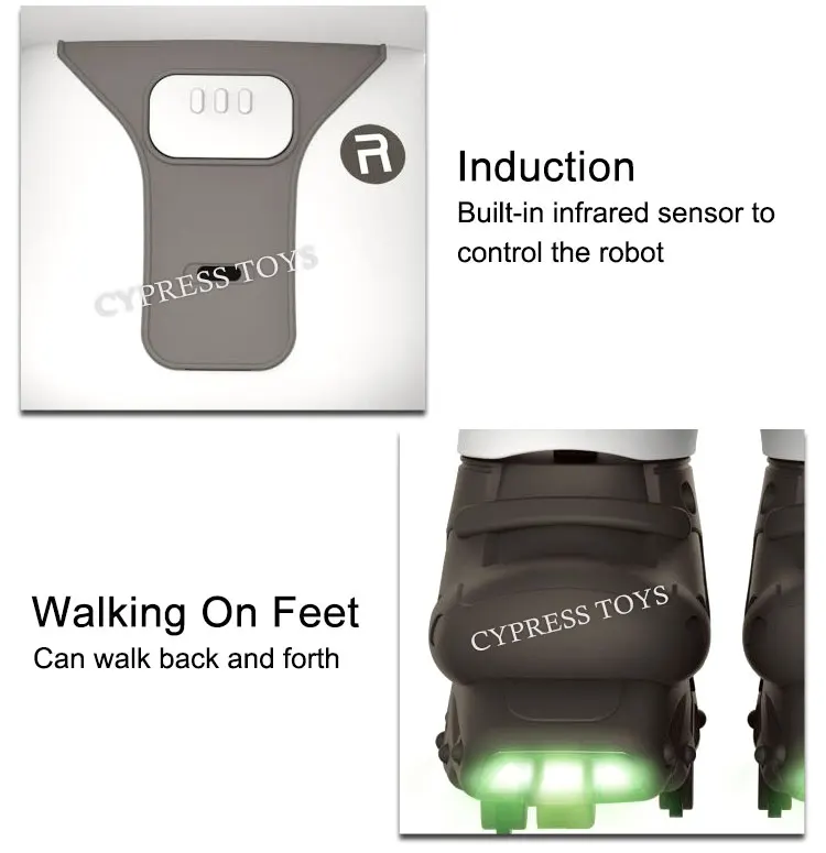 Multi-functional Electric Programming Wind up Dancing Robot with Music ...