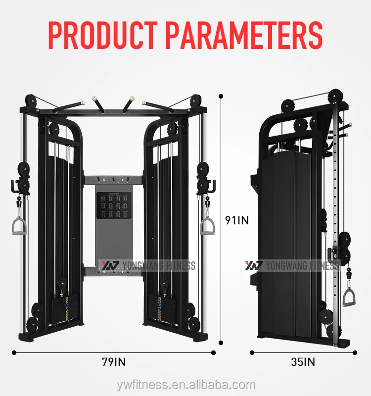 Multi Functional Trainer Power Rack With Smith Machine Function Fitness ...