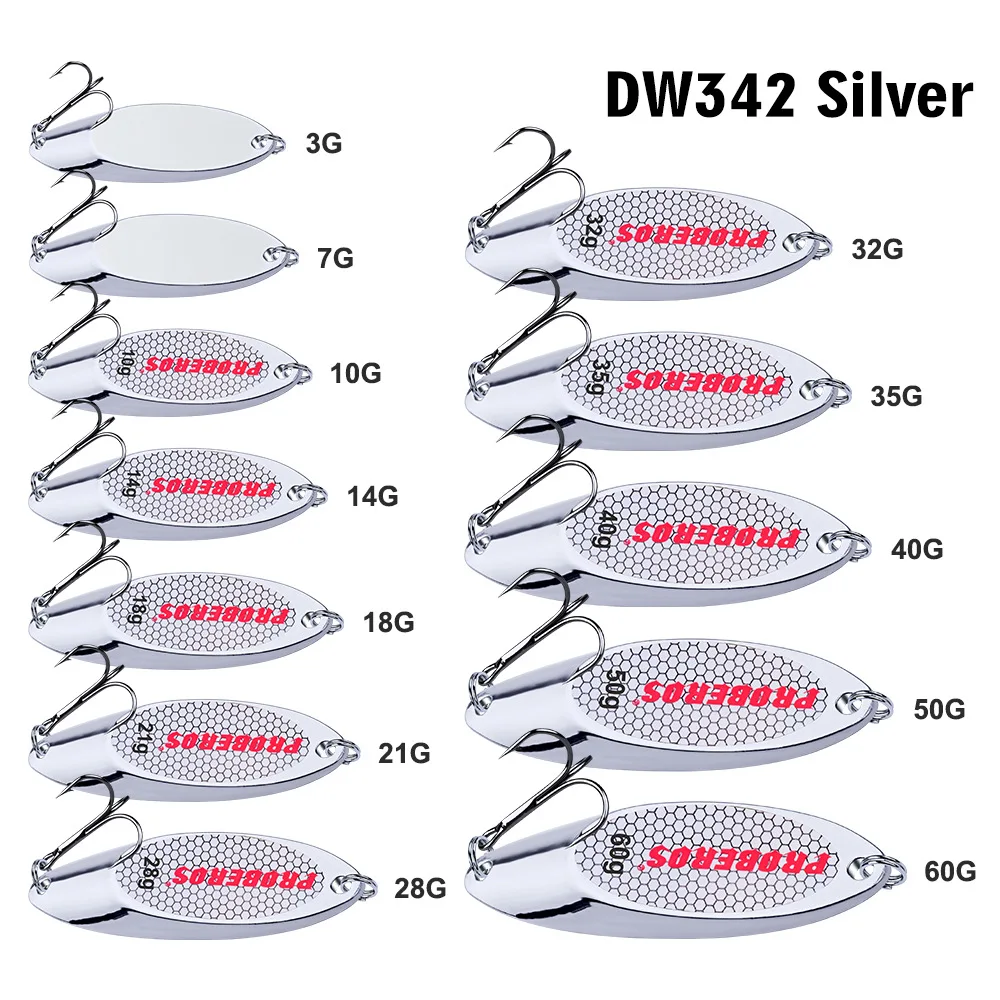 Horizon Metal Fishing Lure Stencils Hard Spinner Fishing Spoon Lures ...