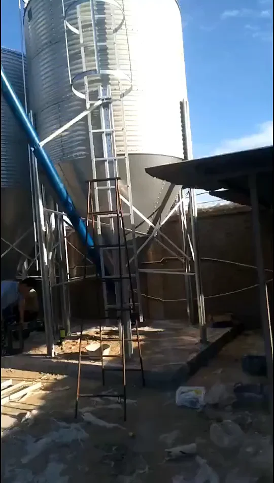 Small Hopper Grain Silos Big Grain Silos 500 Tons Capacity - Buy Small ...