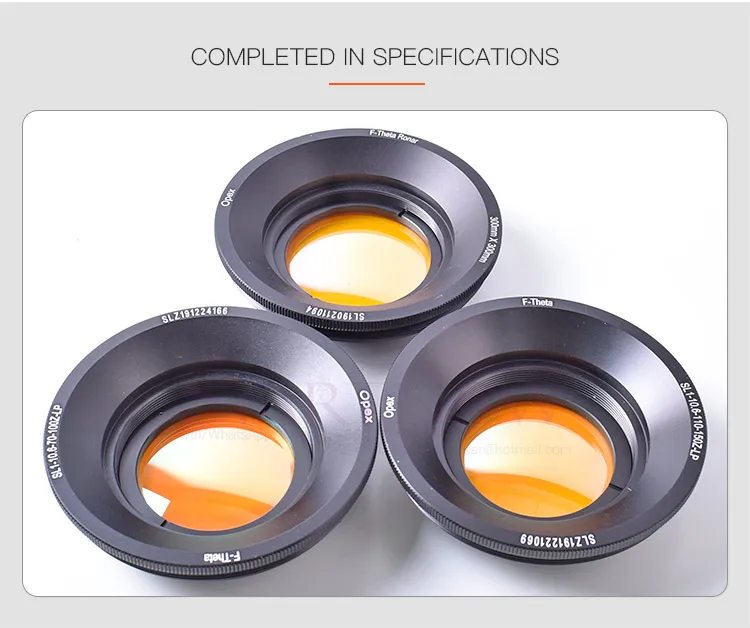 Opex Wavelength CO2 F-theta Lens ZnSe Thread M85mm Laser Field Focus ...