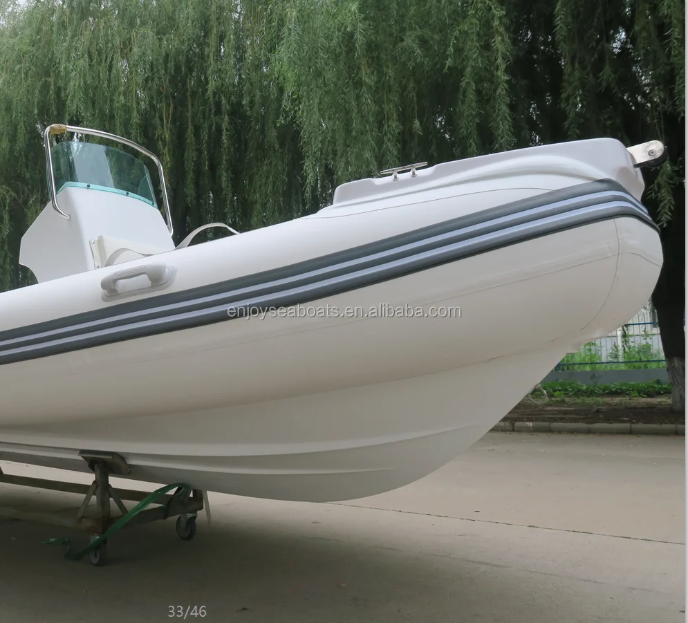 5.8m Hypalon Rib Inflatable Boat with Fiberglass Bottom