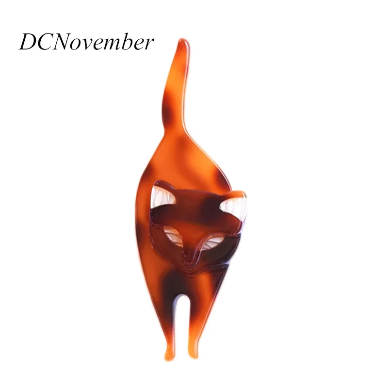 Vintage Cat Brooch Pin Acrylic Resin Acetate Brooches Animal Brooch ...