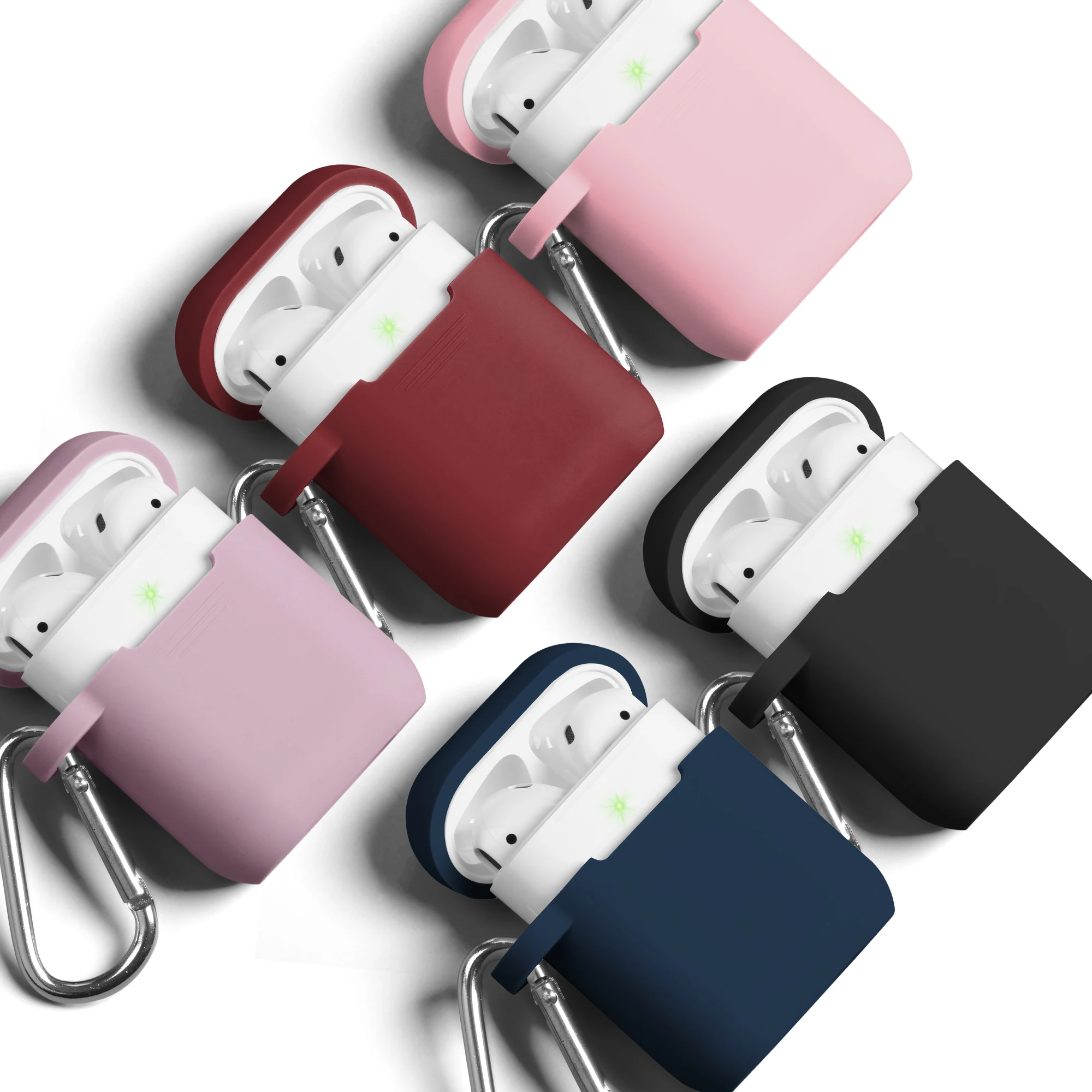 New Airpod Case Protective Silicone Cover And Skin For Airpod Charging ...