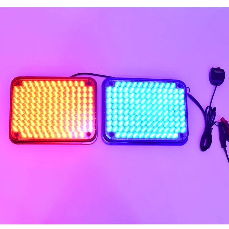 Red Blue Amber Led Square Ambulance Light Flash Warning Light For Fire ...