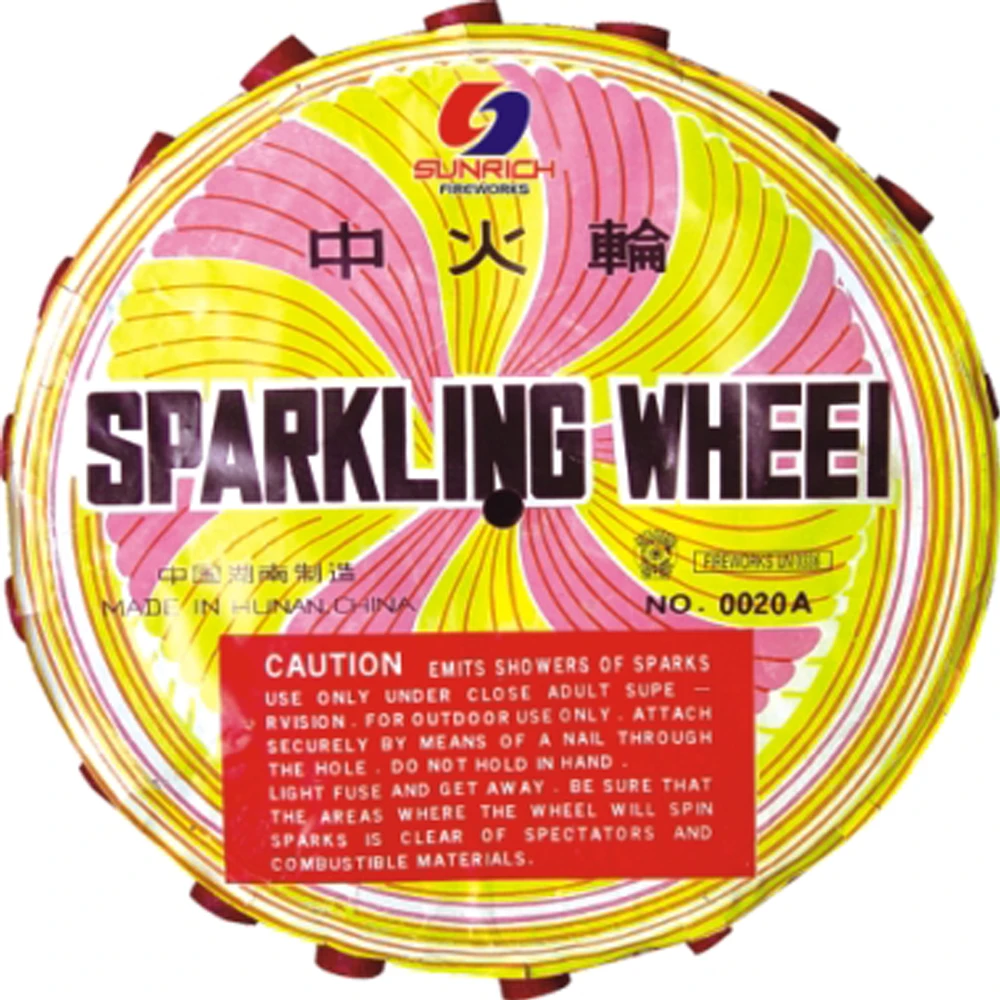 Sparkling Wheel Hot Selling Spinner Pyro Fuochi Dartificio Fireworks ...