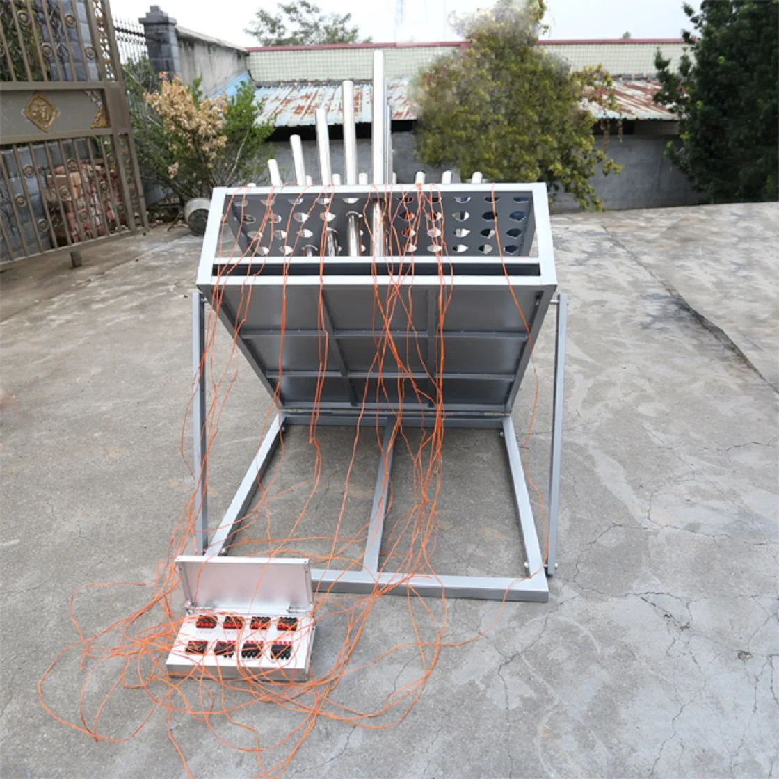 (4*8) Single Shot Pyrotechnic Aluminium Display Equipment Mortars 3 ...