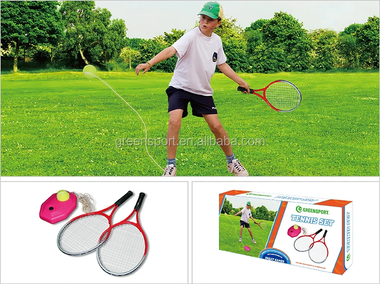 Tennis Trainer With Racket And Swingball Outdoor Game For Kids - Buy ...