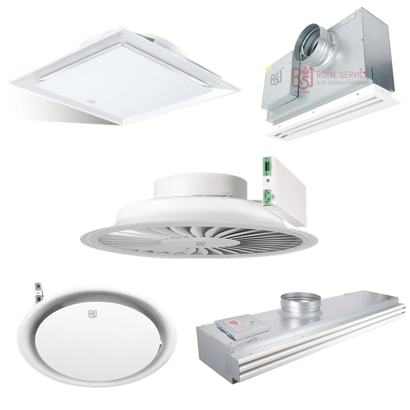 Royal Service Air System Handling Unit Vav Terminal Round Hvac Air ...