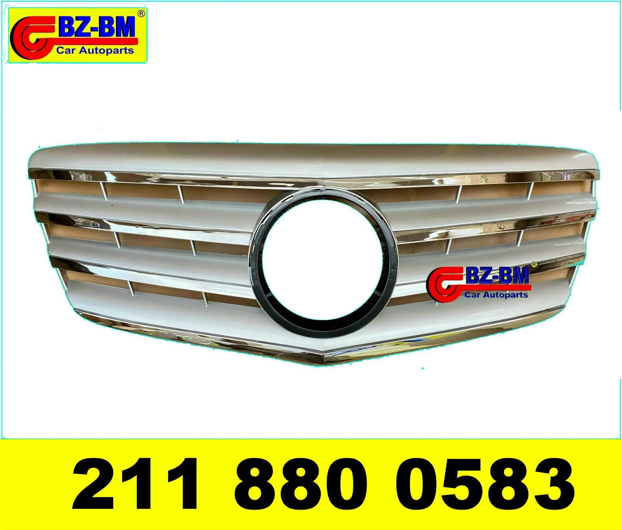 For Grilles Amg Gt Front Bumper Grille Diamond Style C180 C200 C260 ...