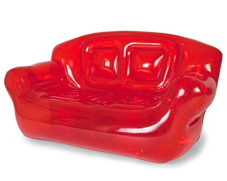 Thicken PVC Transparent Inflatable Sofa - Modern Style