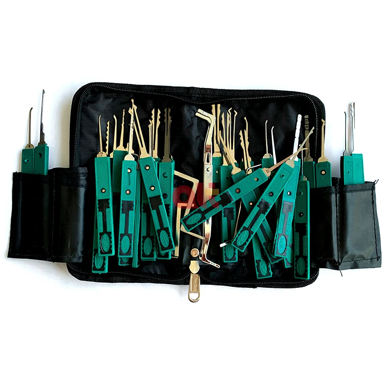 Klom 32pcs Lock Pick Tools Broken Key Extractor Door Opener Lock Picks ...