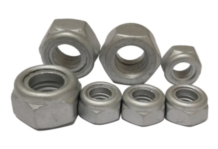 DIN985 Nylon Insert Lock Nuts Carbon Steel Dacromet Mechanical ...