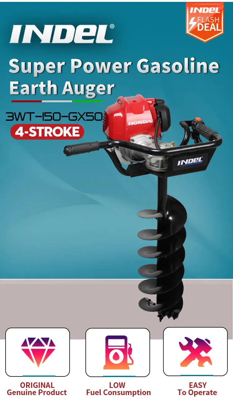 Portable Earth Auger Two Stroke Digger Tree Digging Machine Drilling ...