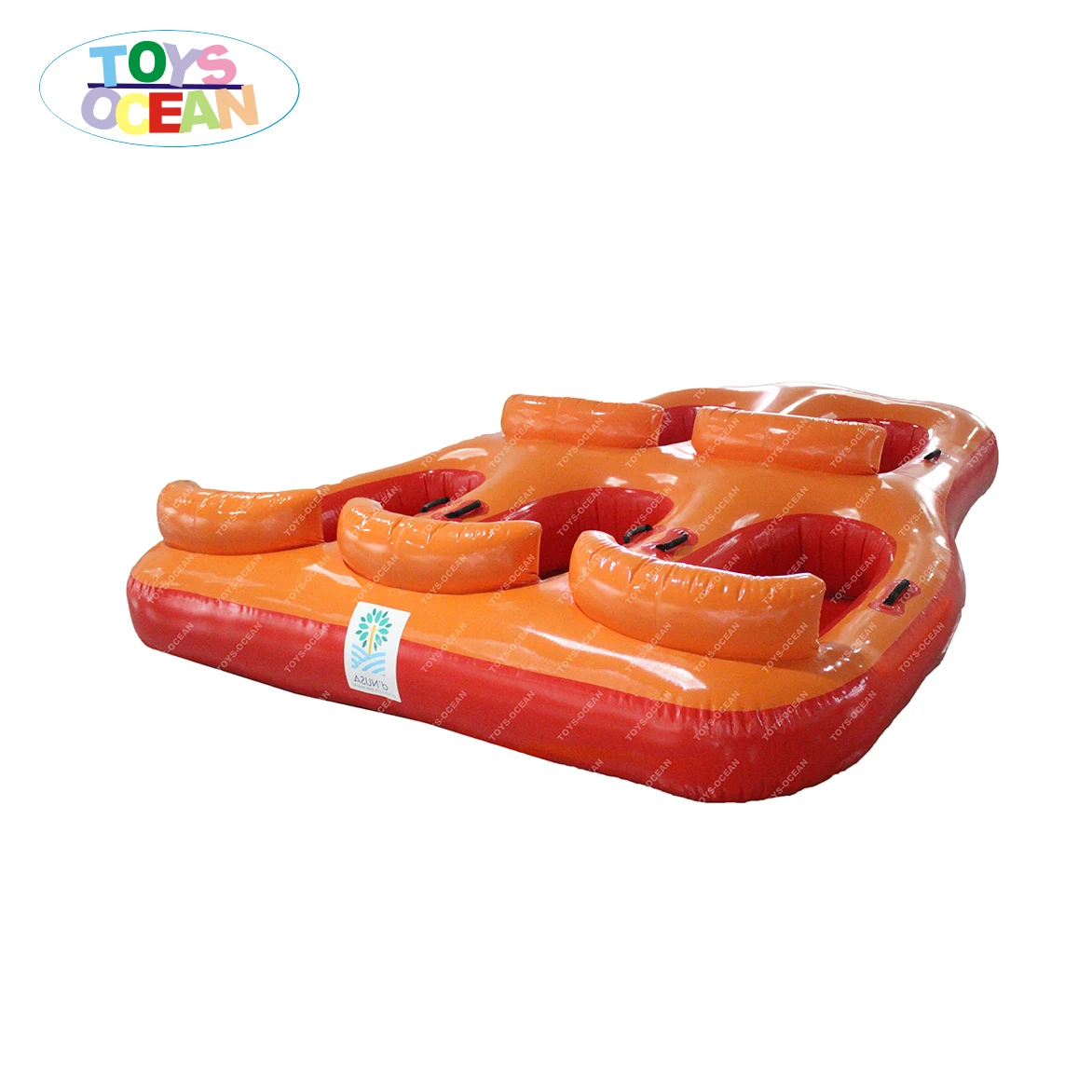 5 Person Donut Boat - Inflatable Water Towable Tube Ski