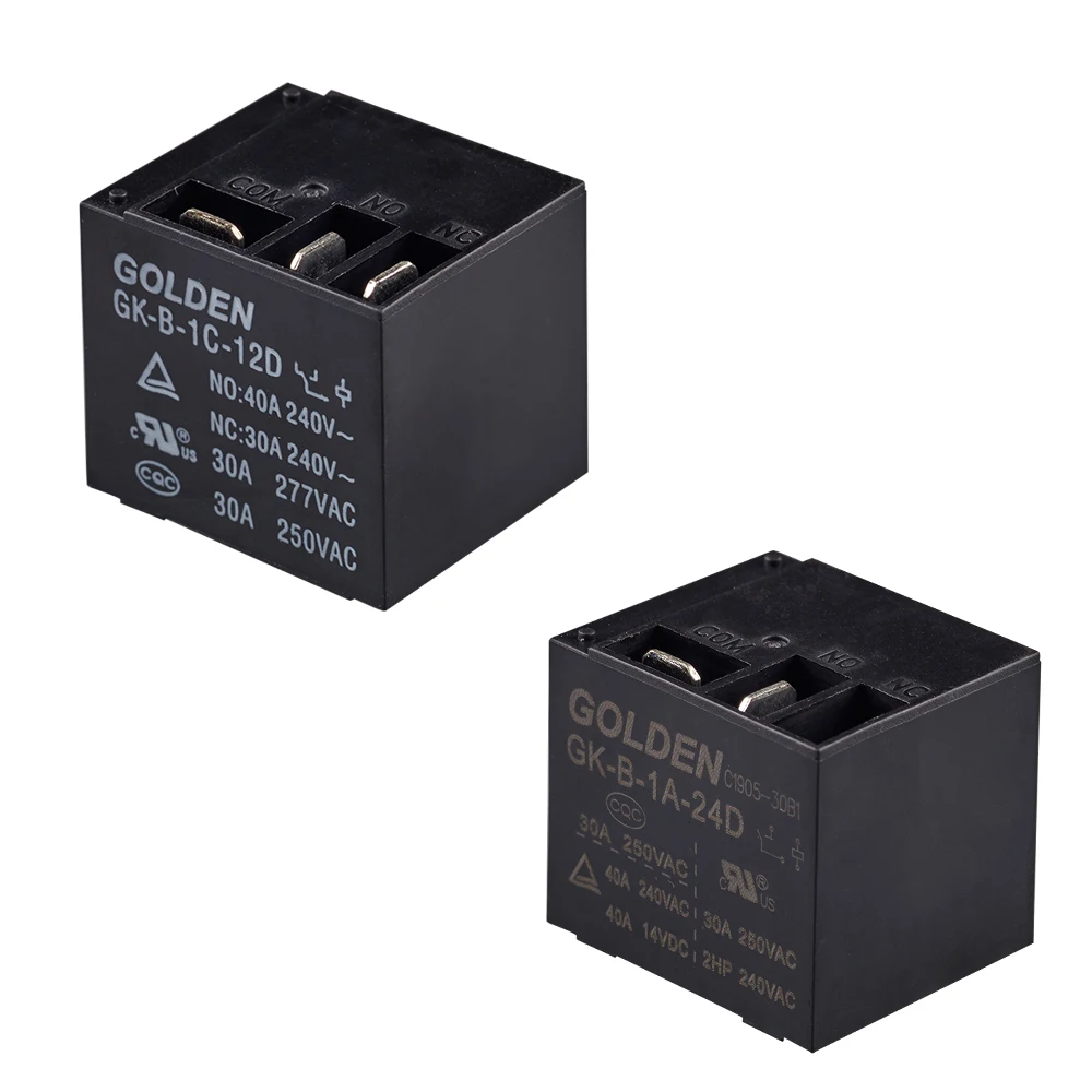 Golden Relay Gk-b-1a-12d 30a 40a 2hp Dc Ac Pcb Control Board With Spno ...