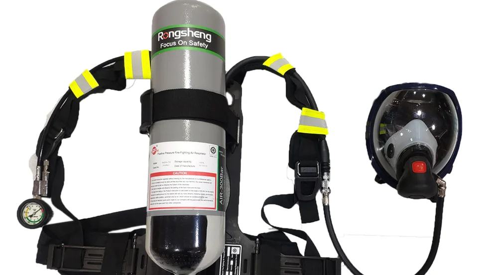 55-60mins 6l Positive Pressure Air Respirator Firefighter Equip Ccs/ec ...