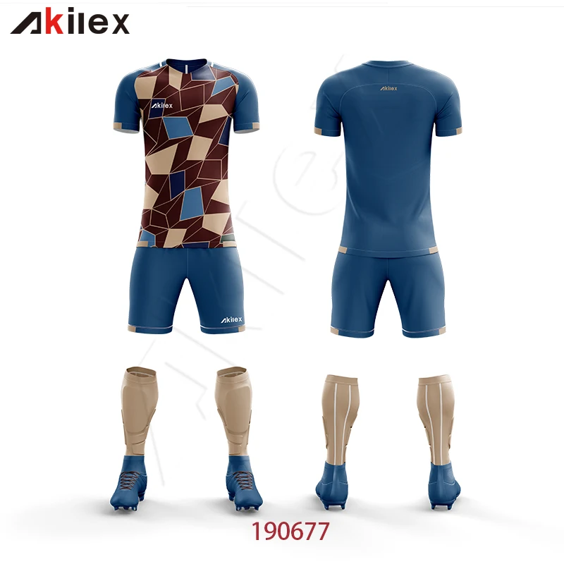 Custom Football Shirt Maker Soccer Soccer Uniforms Sets With Socks ...