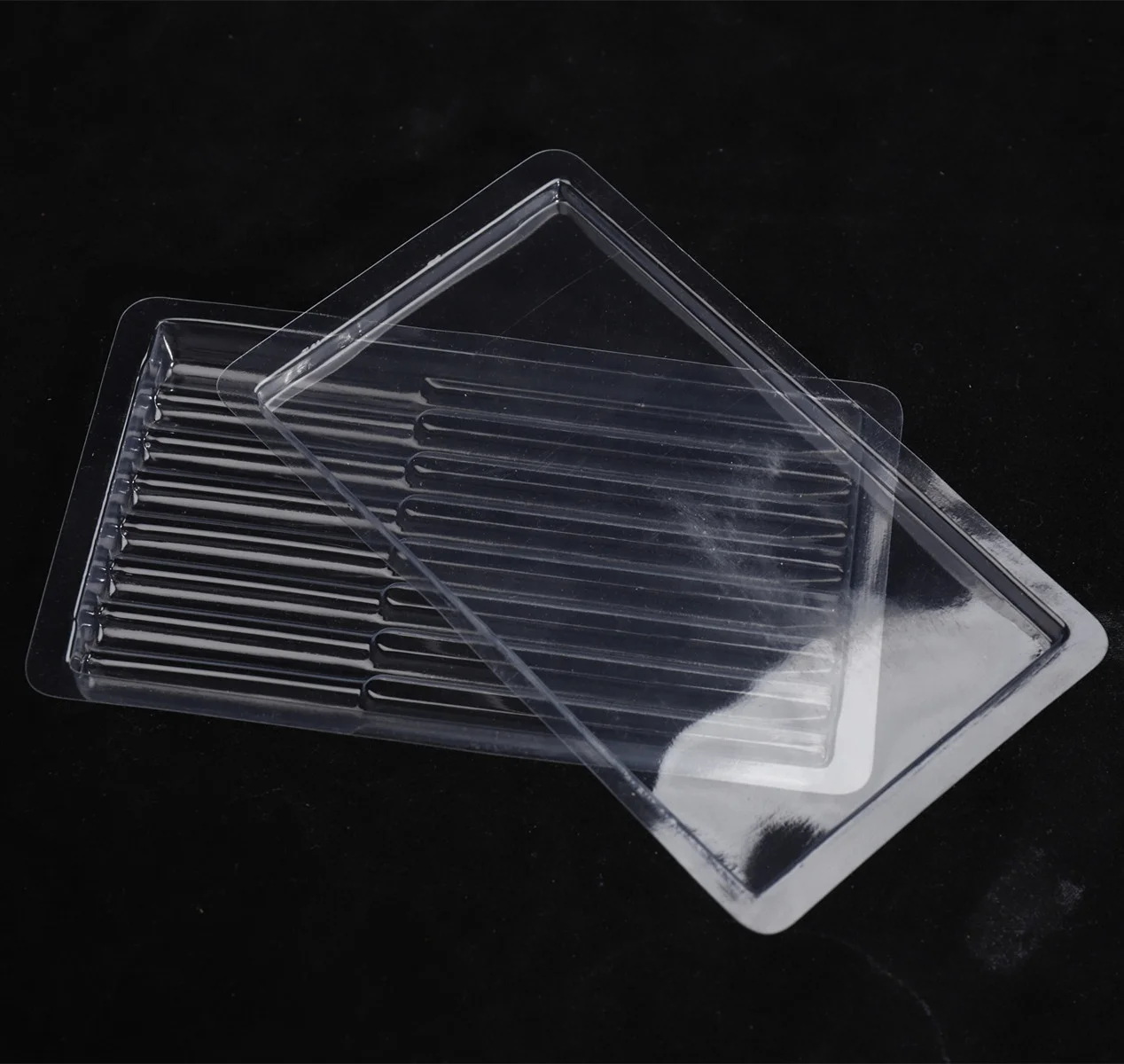 Custom Clear Pet Pvc Tray With Lid Vacuum Thermoformed Pvc Tray With ...