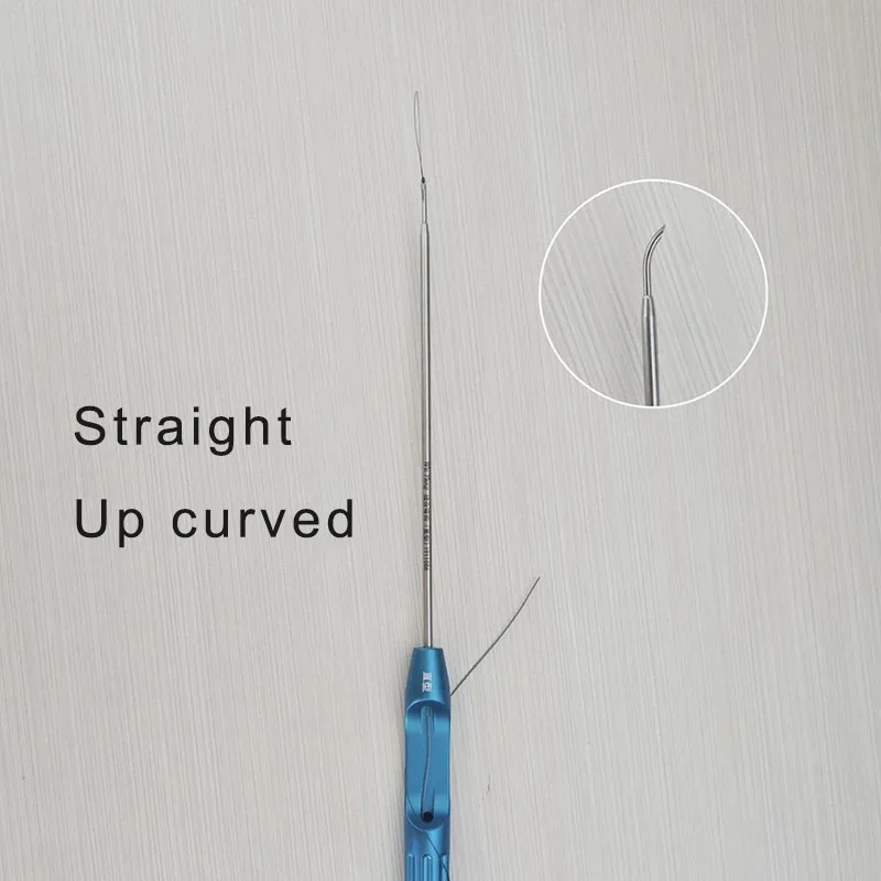 Suture Lasso Straight up Curved Suture Passer for Shoulder Arthroscopy
