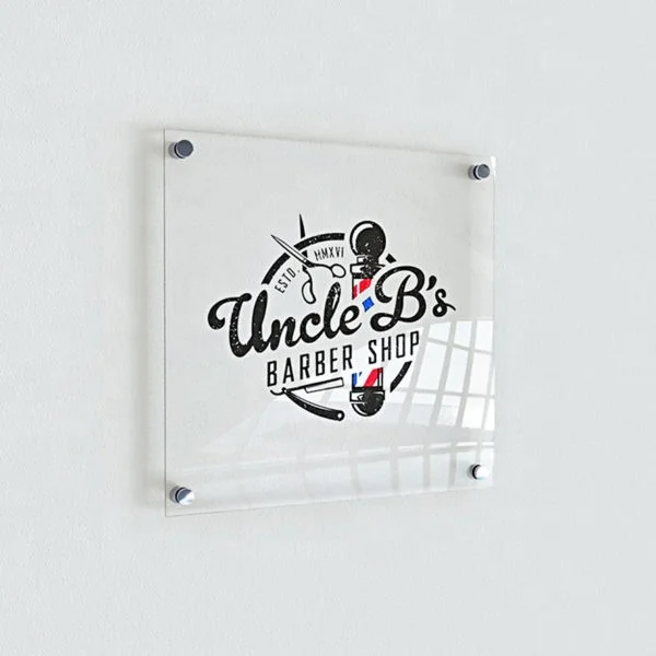 Manufacture Design Wall Mounted Acrylic Signboard Custom Company ...