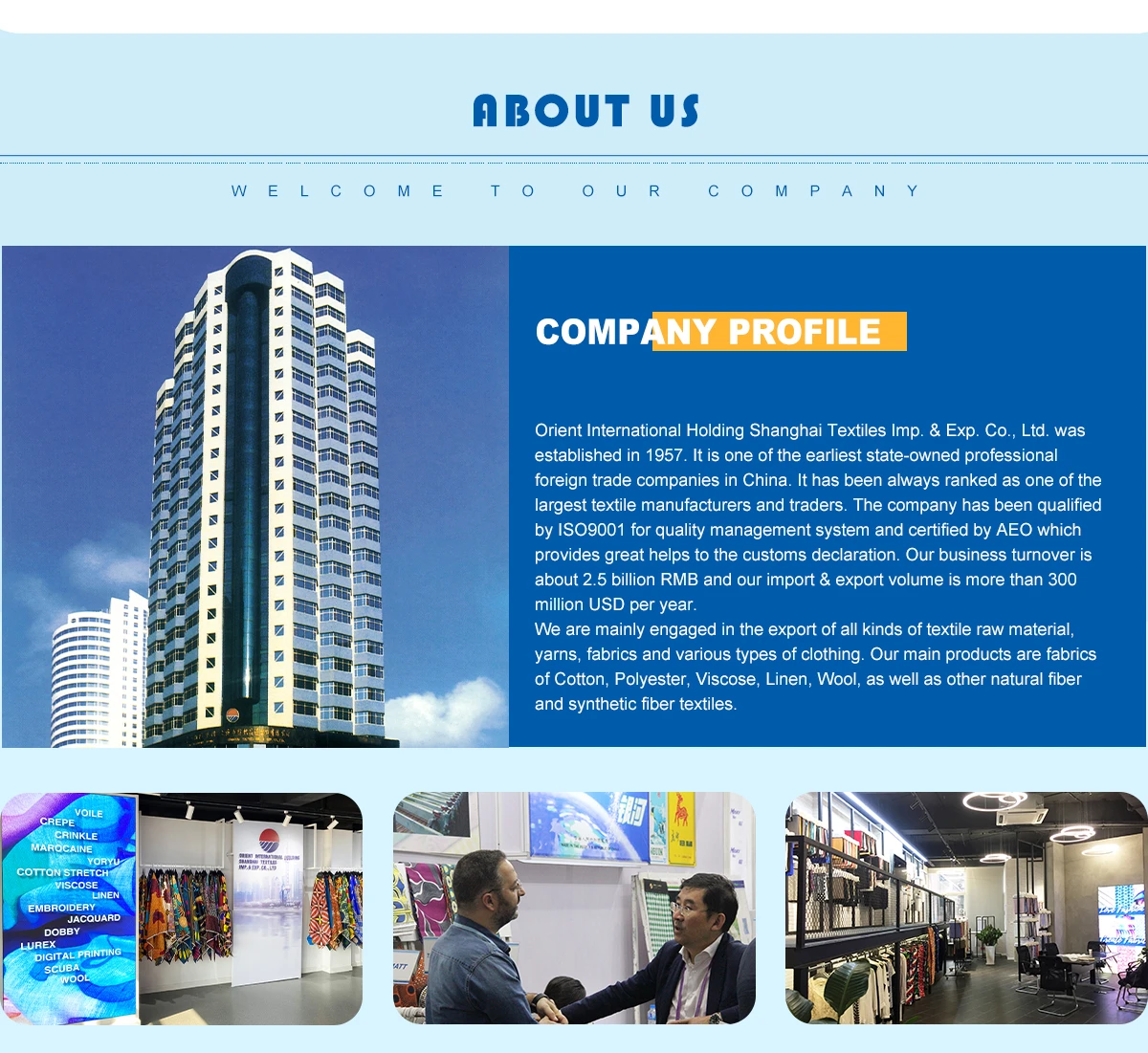 Orient International Holding Shanghai Textiles Imp. & Exp. Co., Ltd ...