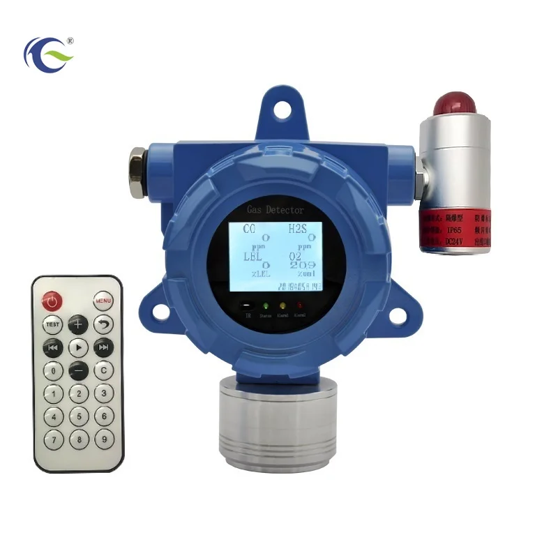 Explosion Proof RS485 Fixed Multi Gas Detector CO O2 H2S CH4