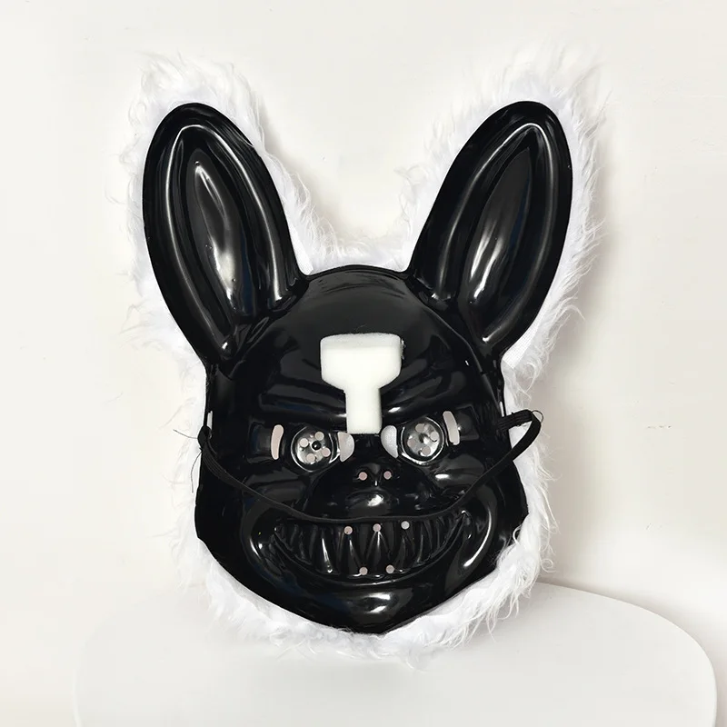 Halloween Scary Party Mask Plush Bunny Rabbit Bloody Creepy Fancy Bear ...