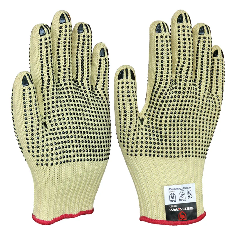 Seeway Heat And Flame Resistant Aramid Knit Cut Resistant Gloves - Buy ...