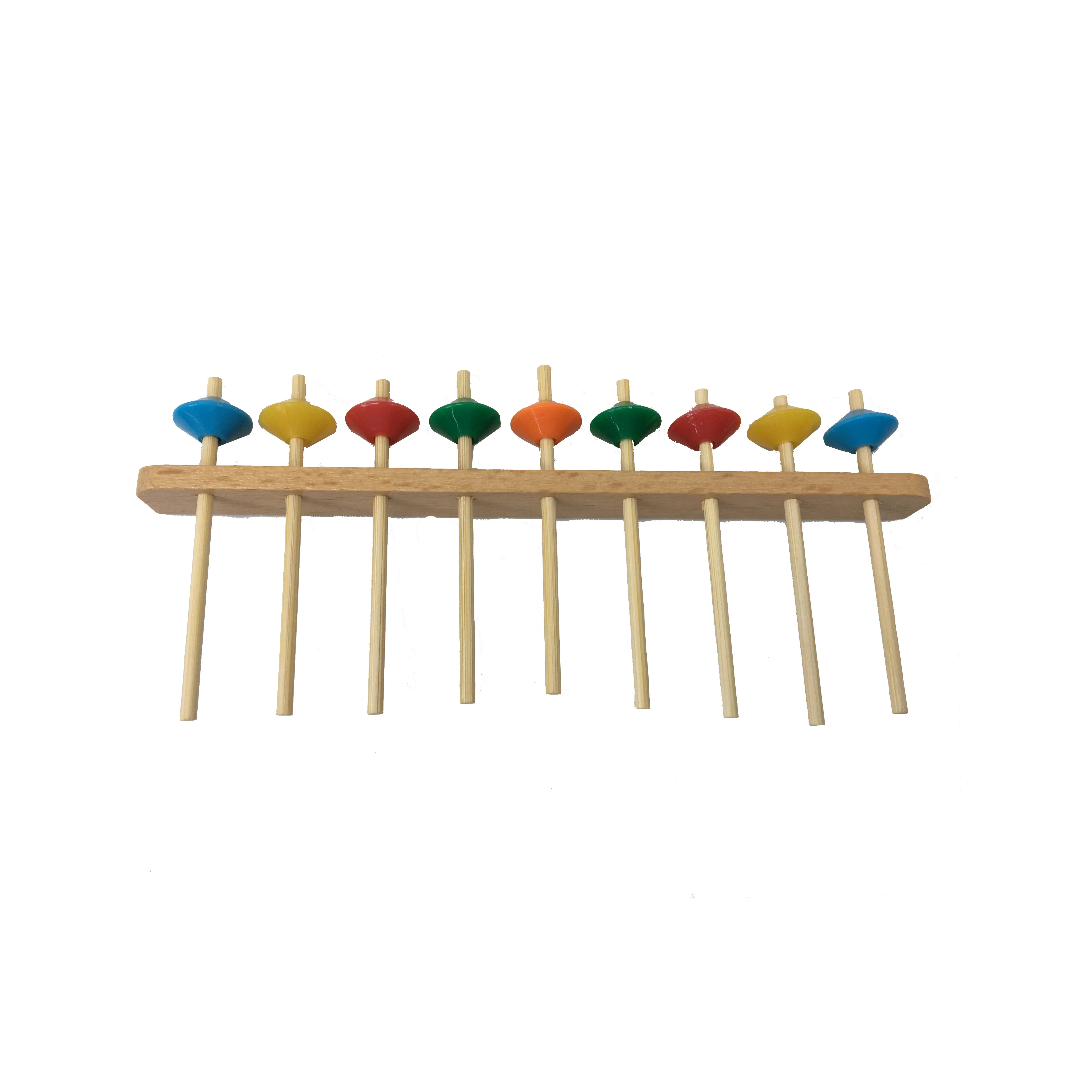 Educational Student Homeschool Math Toy 9 Rop Counting Rack Wooden ...