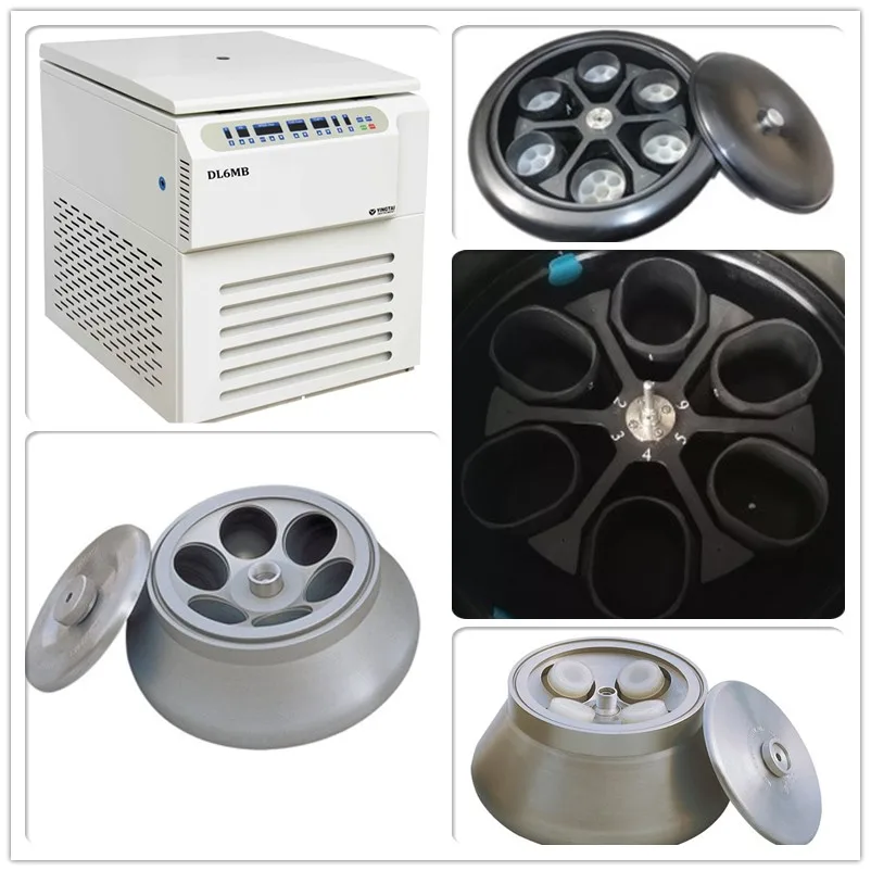 6x1000ml Refrigerated Centrifuge For Blood Bank Dl6mb Cooling ...