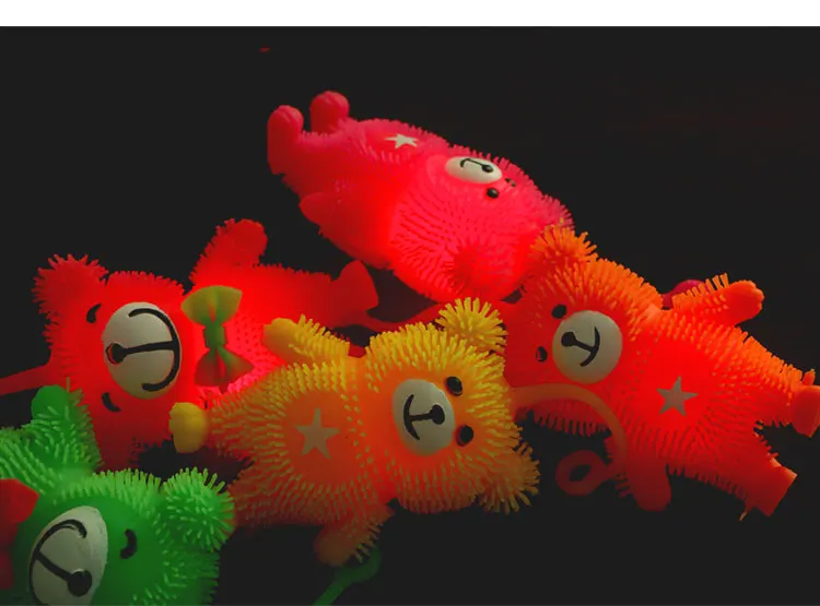 Hot Selling Led Animal Puffer Ball Colorful Bear Shaped Flashing Yoyo ...